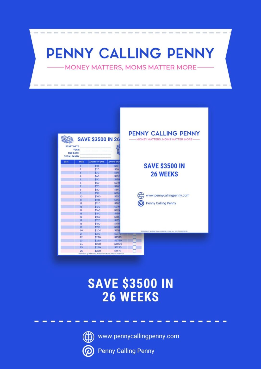 Best Money Saving Charts To Increase Your Savings In 2025 | Penny ...